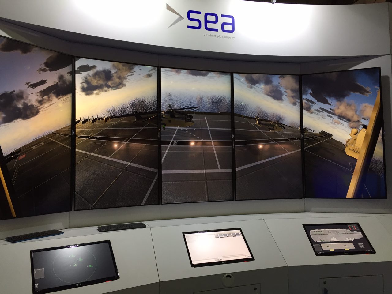 Enhancing deck simulation technology for military training