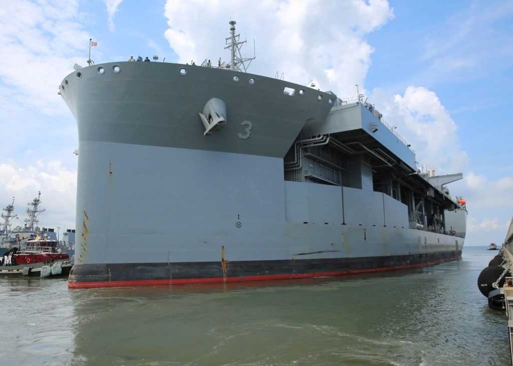 First-of-Class Expeditionary Sea Base USS Lewis B. Puller Commissioned