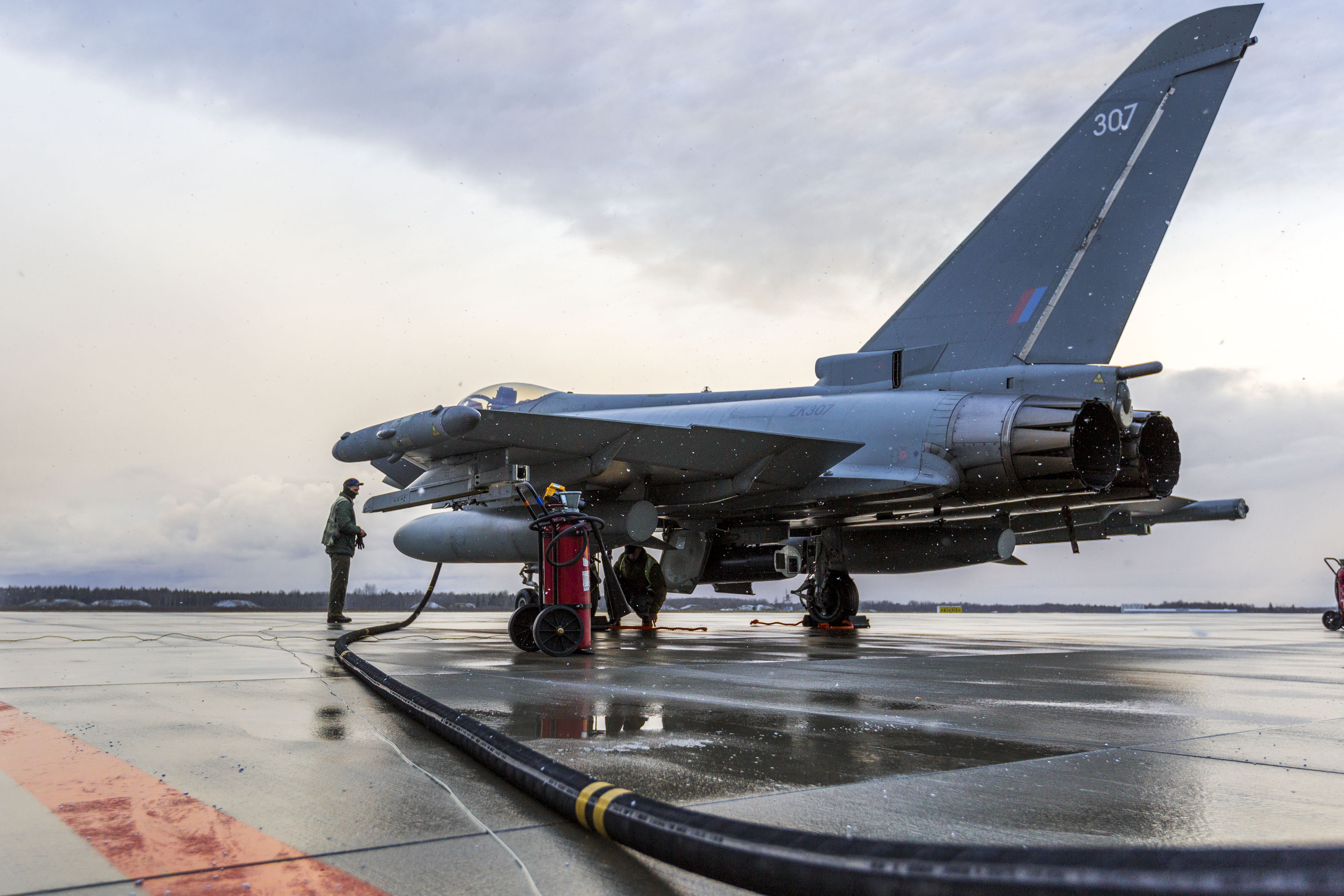 RAF Typhoon fighters return to Estonia