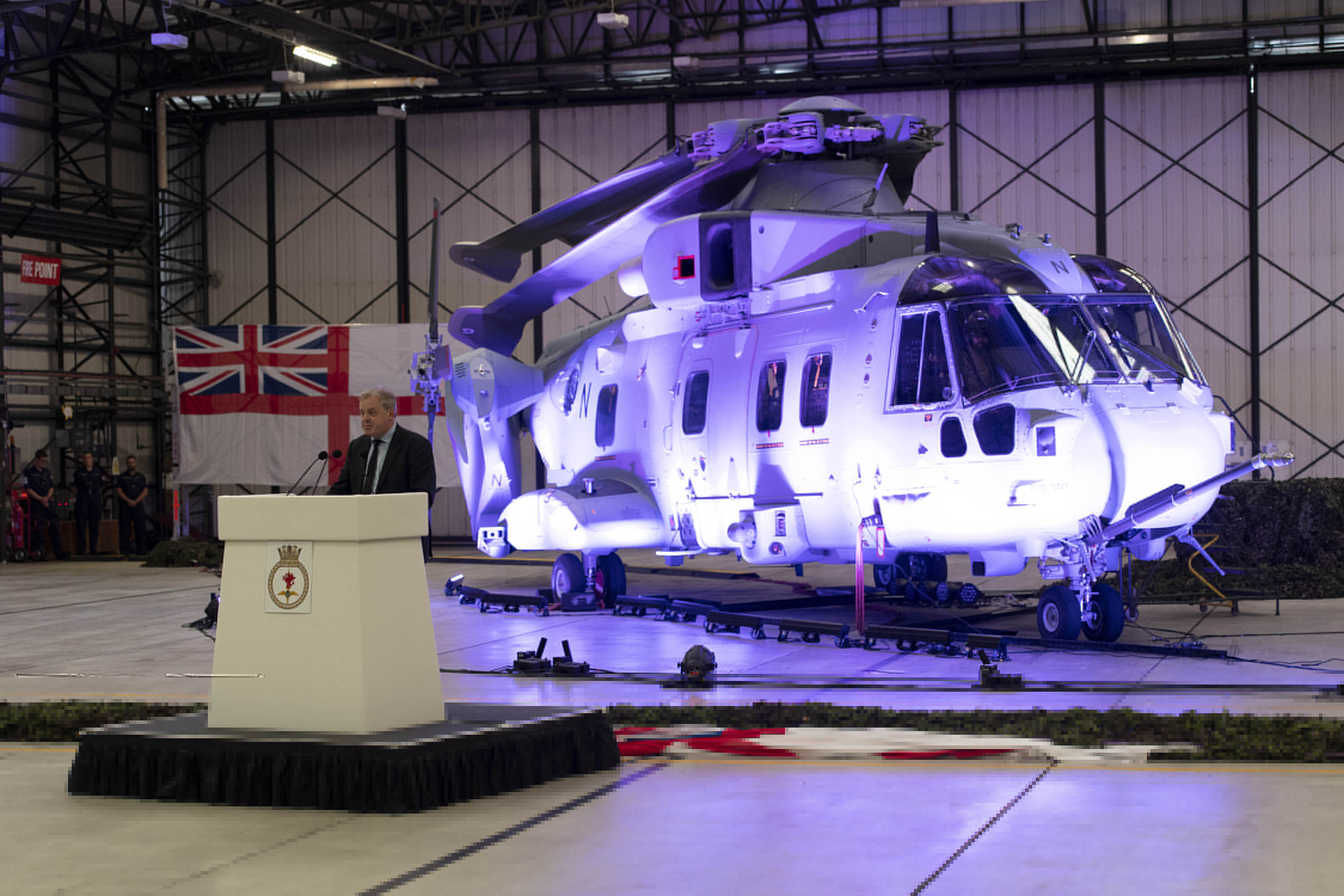 Defence Minister announces first of new carrier-ready helicopter fleet
