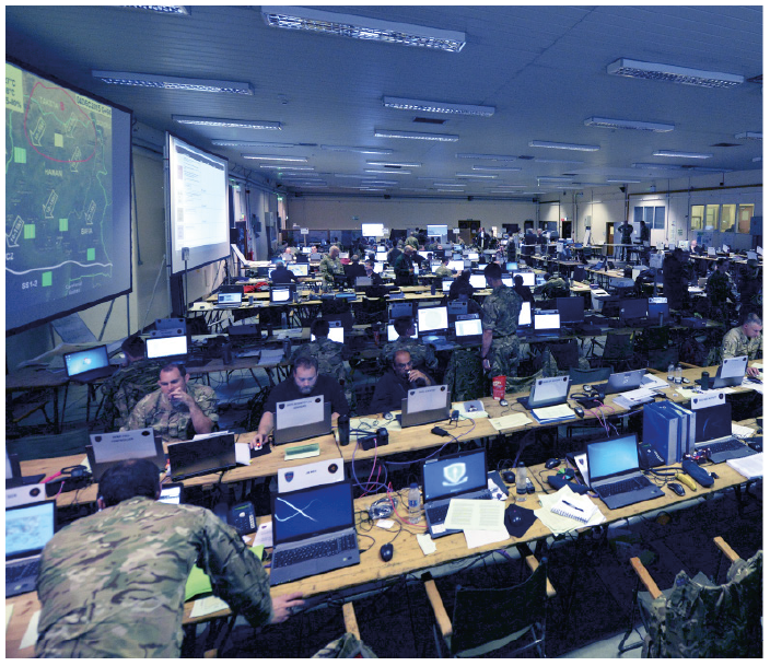 MASS supports advanced command & staff course module exercise