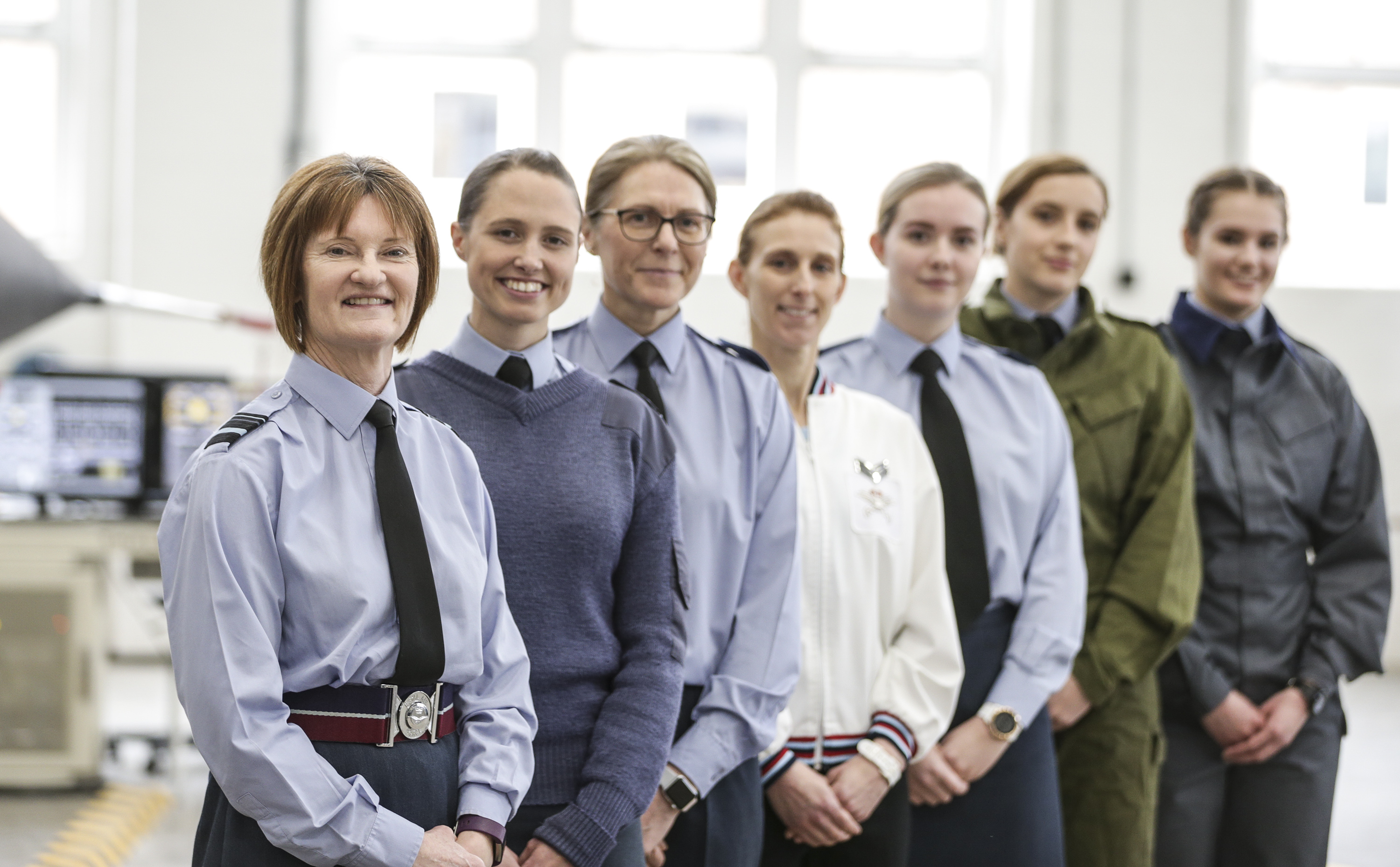 Defence Secretary and apprentices meet military’s most senior female ...