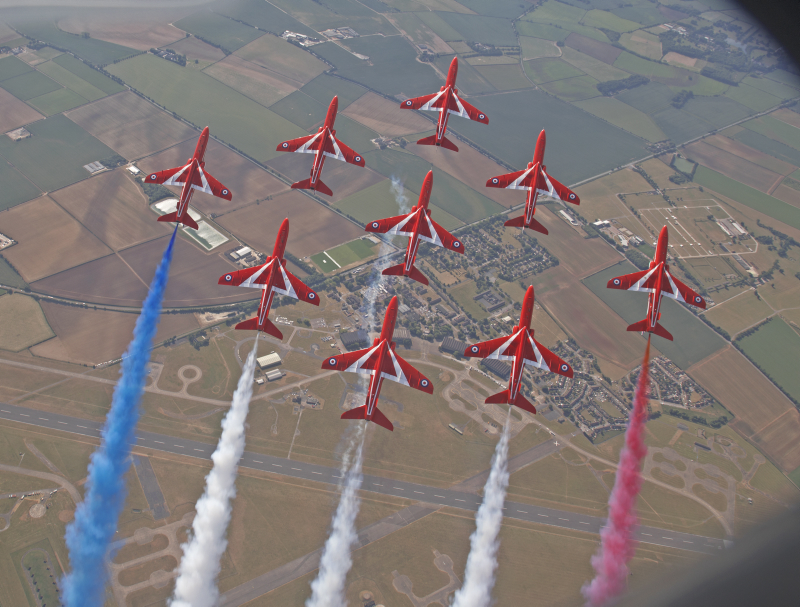 Red Arrows successfully complete Public Display Authority