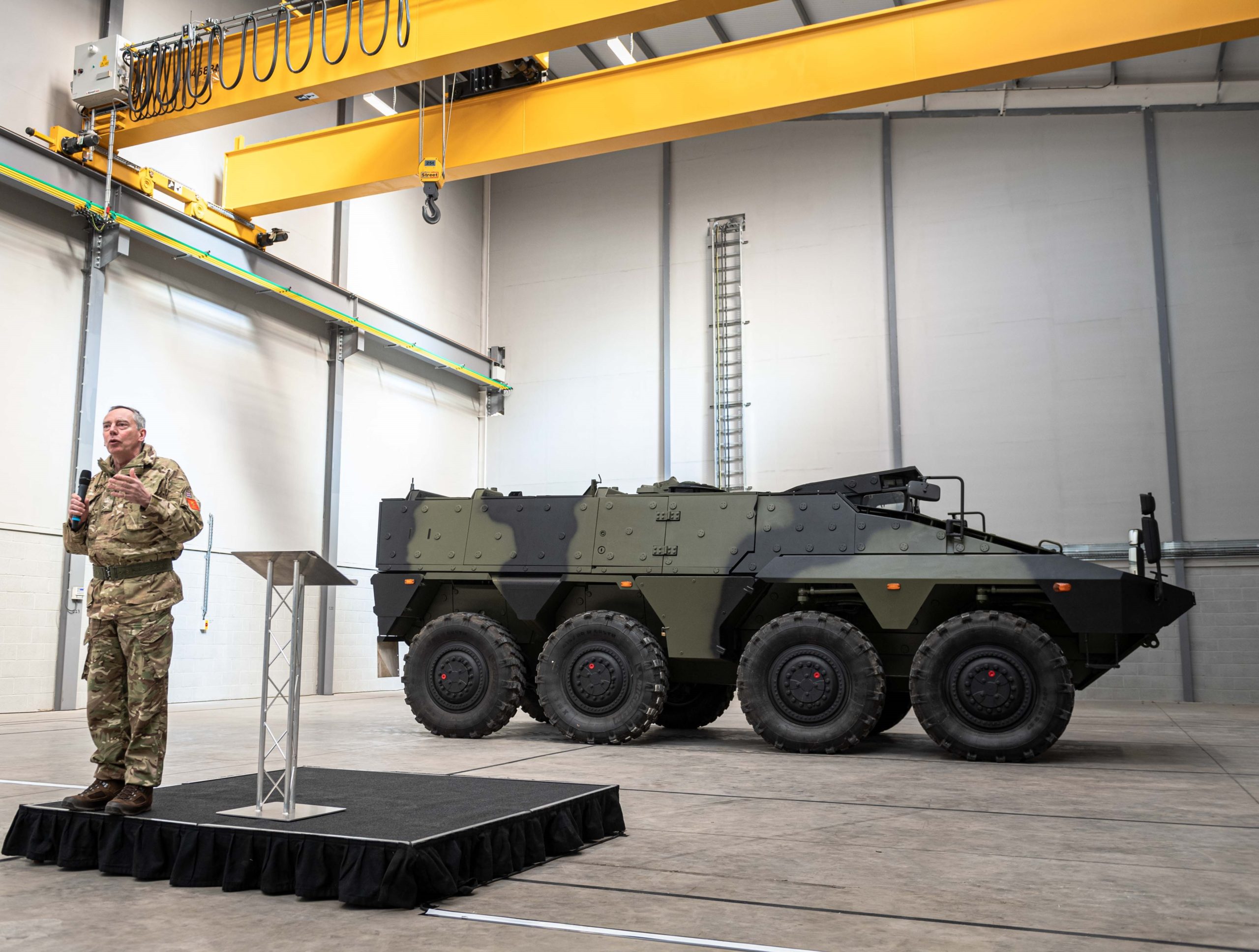 Dep Chief General Staff visits WFEL to announce 100 additional Boxer ...