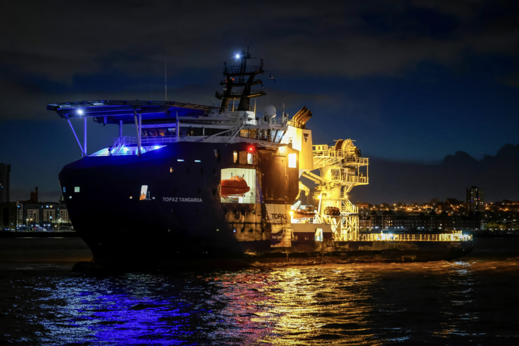 New UK subsea protection ship arrives into Merseyside