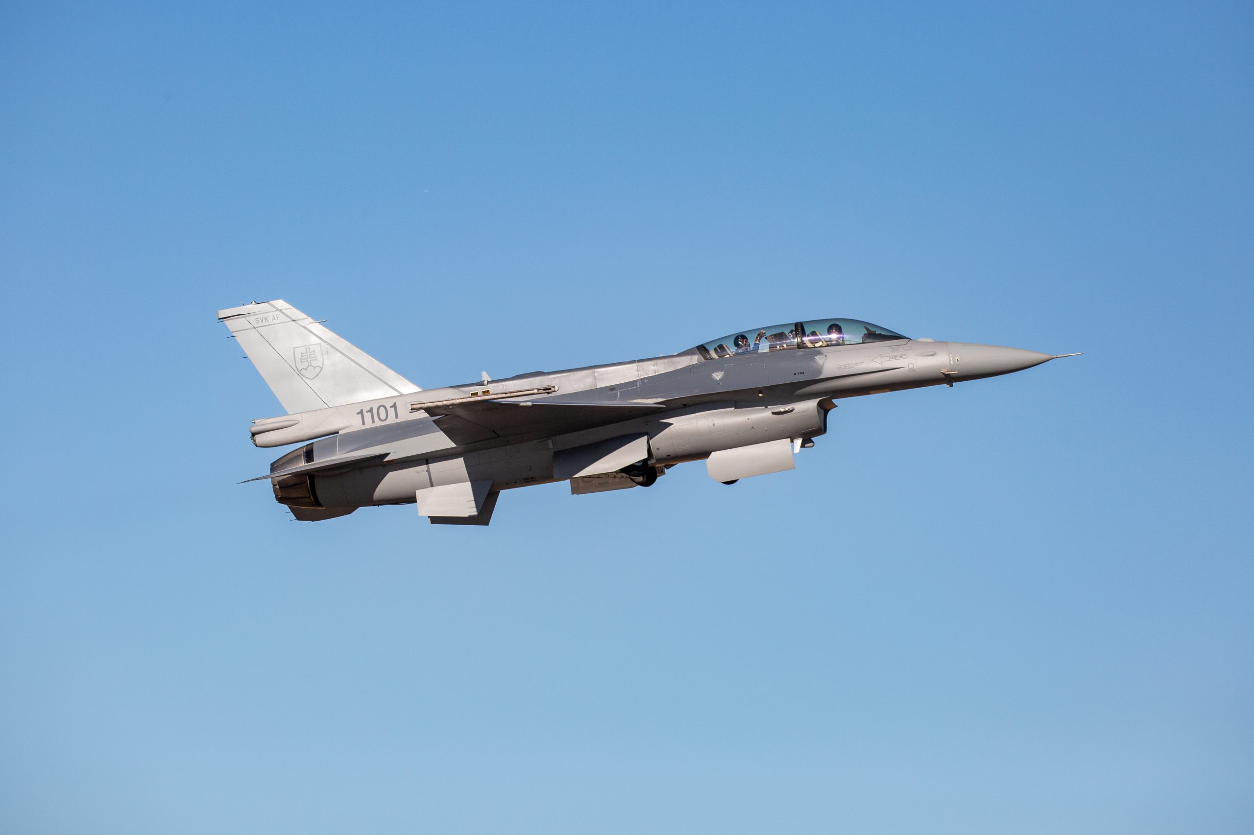 Lockheed Martin delivers first two F-16 block 70 aircraft for Slovakia