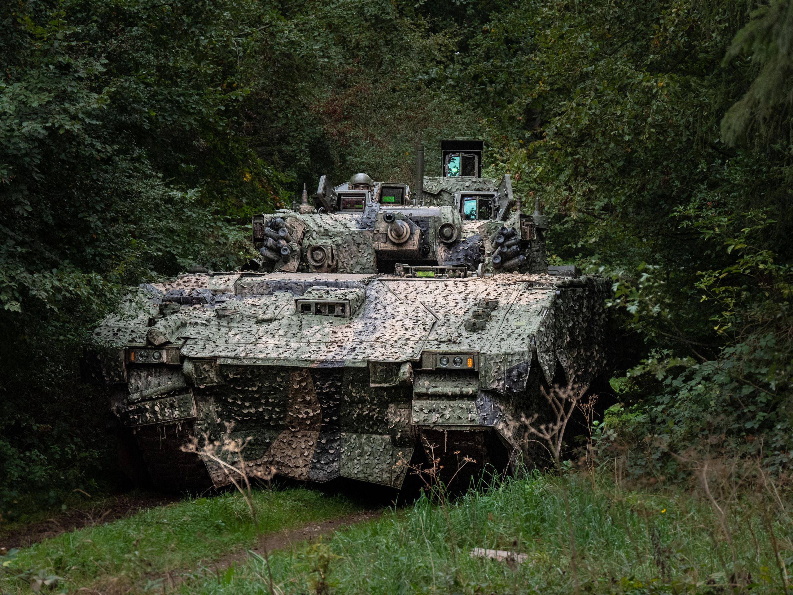 Saab UK and Abbey Group to camouflage British Army vehicles