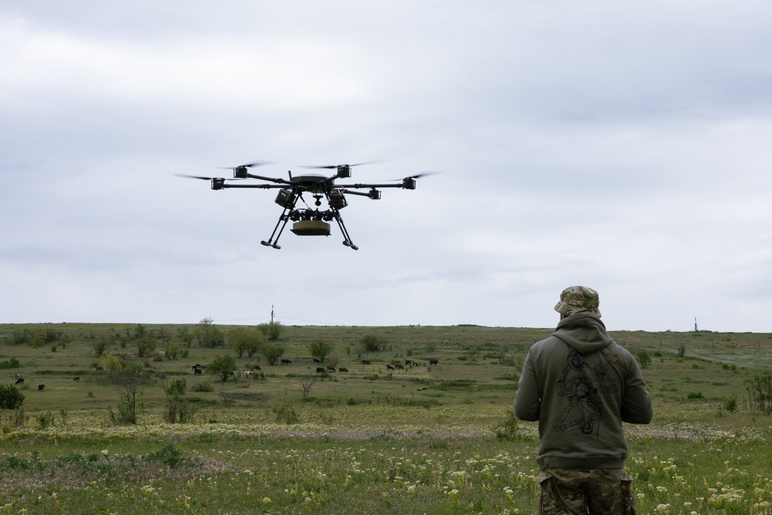 Military,Vampire,Drone,Flies,In,The,Sky,,Hexacopter,Drone,,Agricultural ...