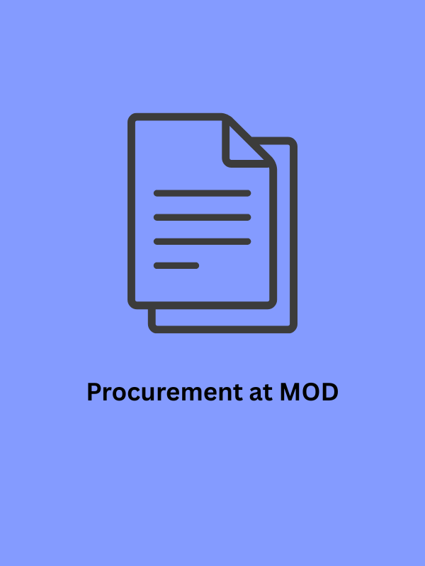 Procurement at MOD