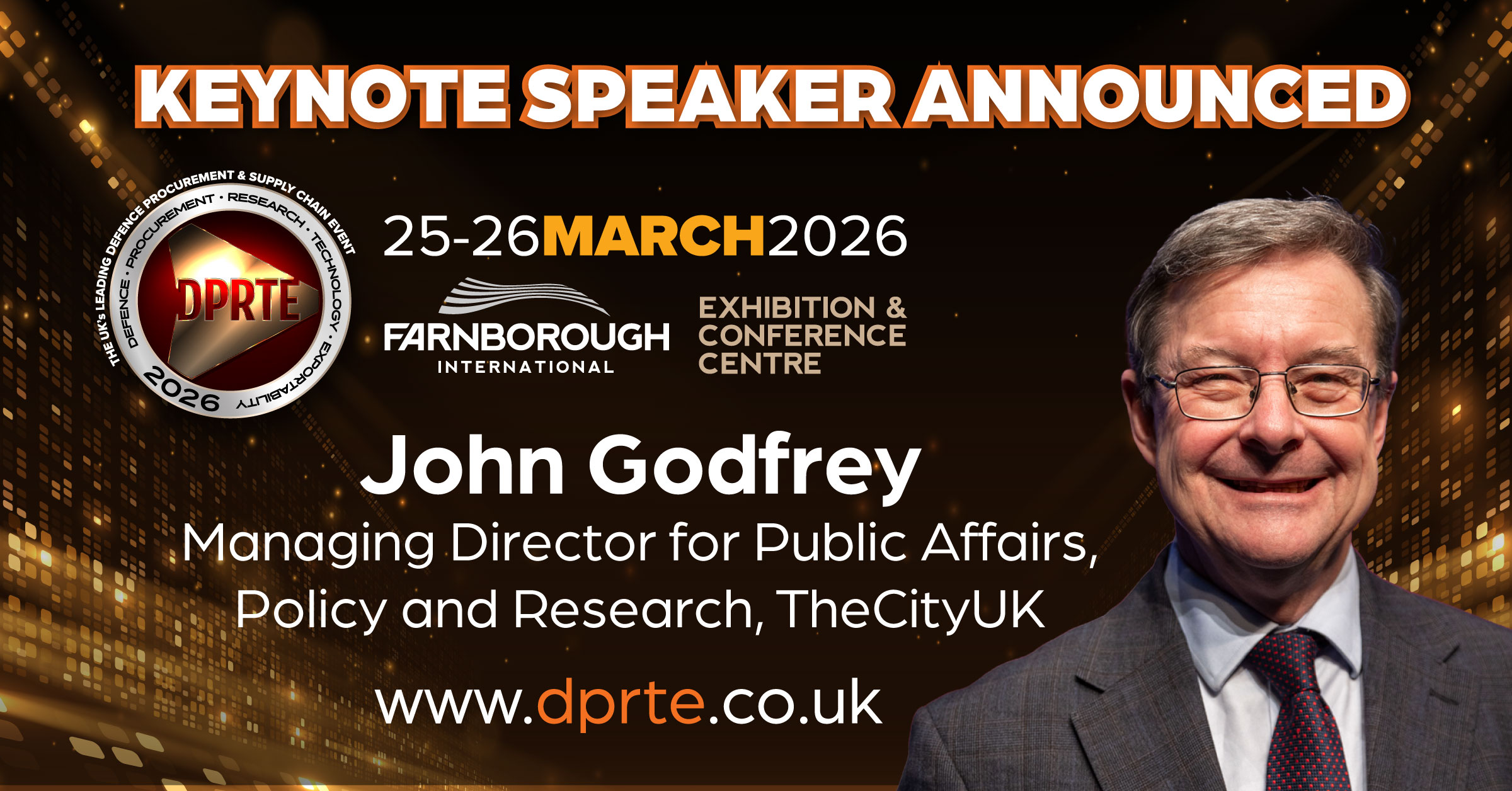 John Godfrey to Join "Financing the Future of Defence" Session