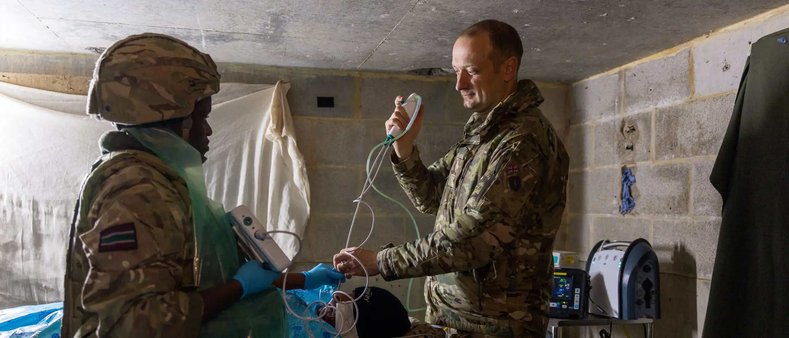 Army Medics trial underground hospital